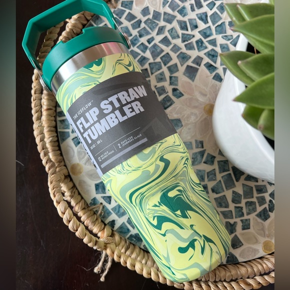 Stanley | Dining | Stanley Citron Swirl Iceflow Straw Tumbler 3 Fl Oz ...